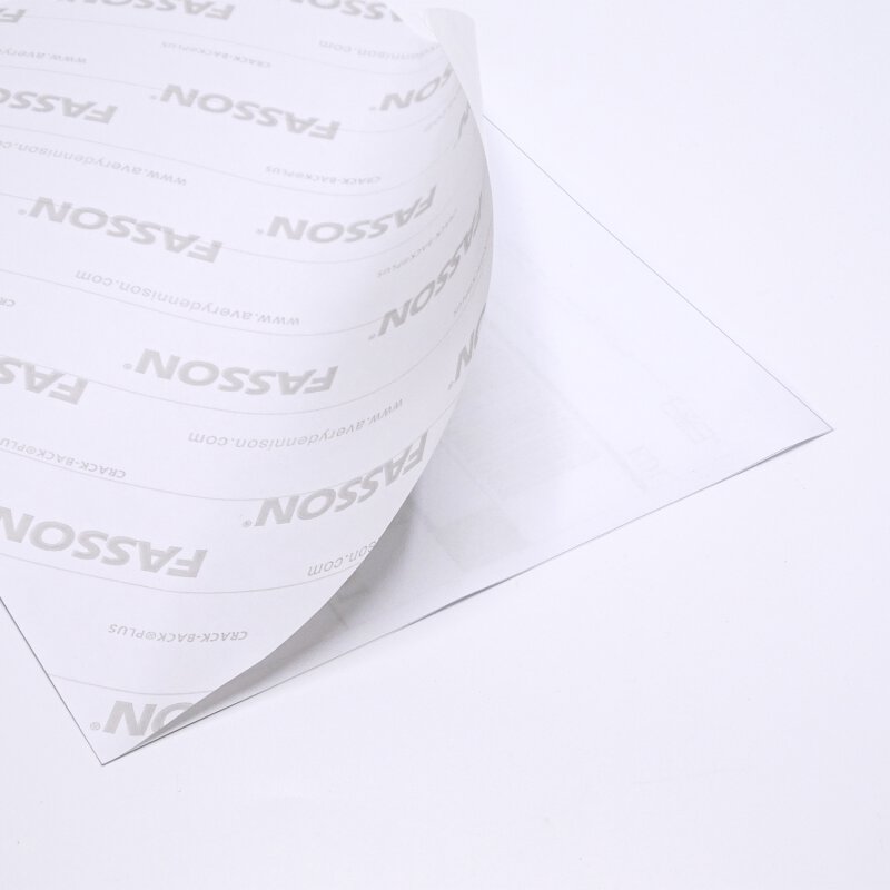 Haftpapier I FASSON Crack Back-Plus I Klebe Papier Aufkleber selbstkl